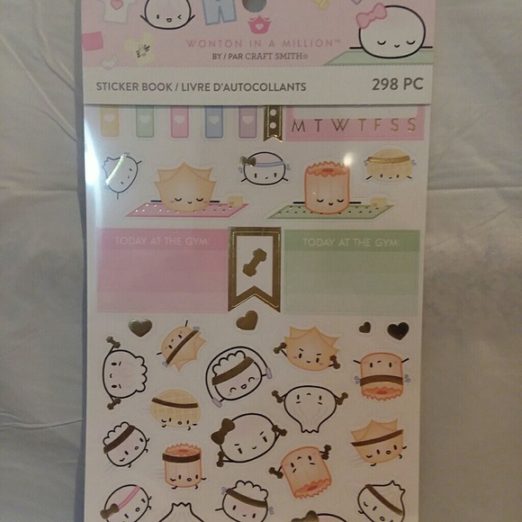 Wonton In A Million | Accessories | Wonton In A Million 6 Stickers Book ...